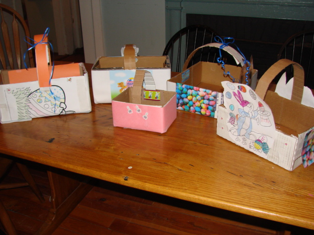 A tisket, a tasket, we make our Easter baskets. - Not Your Average Mom